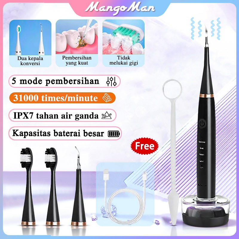Jual Smart Ultrasonic Scaling Alat Pembersih Karang Plak Sikat Gigi ...