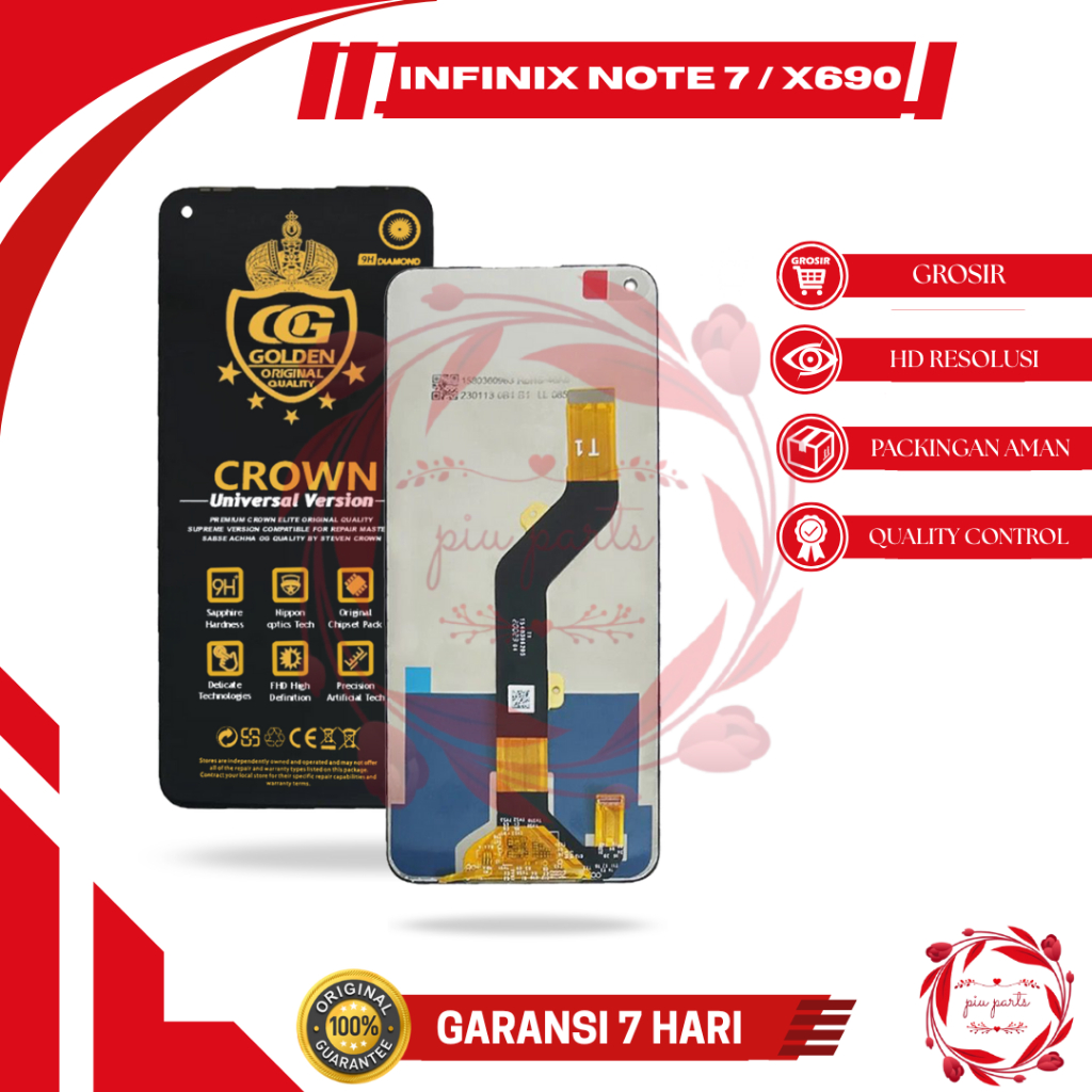 Jual LCD INIFNIX NOTE 7 / X690 / X690B TOUCHSCREEN FULLSET COMPLETE ...
