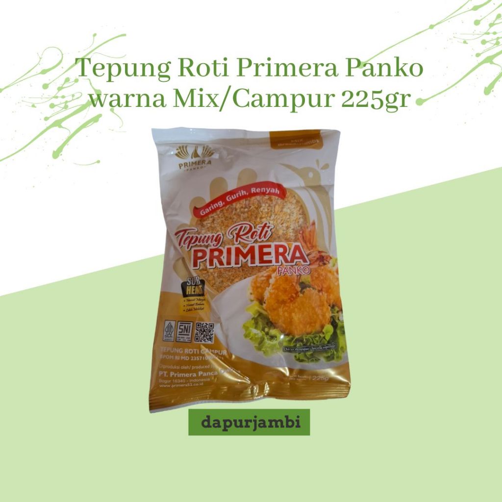 Jual Tepung Roti Primera Panko warna Mix/Campur 225gr | Shopee Indonesia