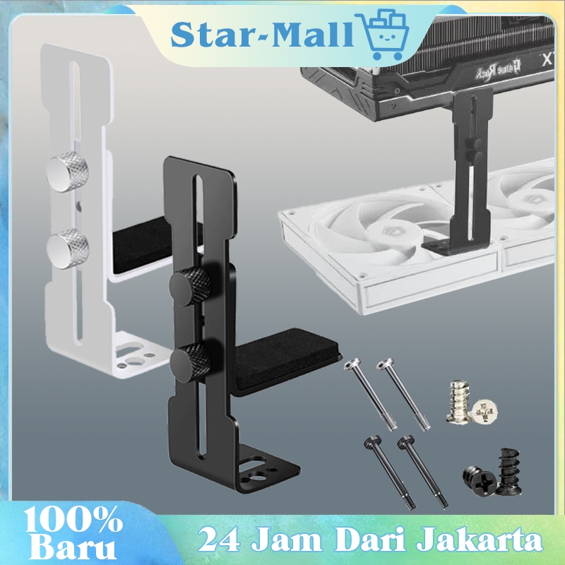 Jual Card Holder Graphic Vertikal Stainless / Bracket Vga / Cegah Agar ...