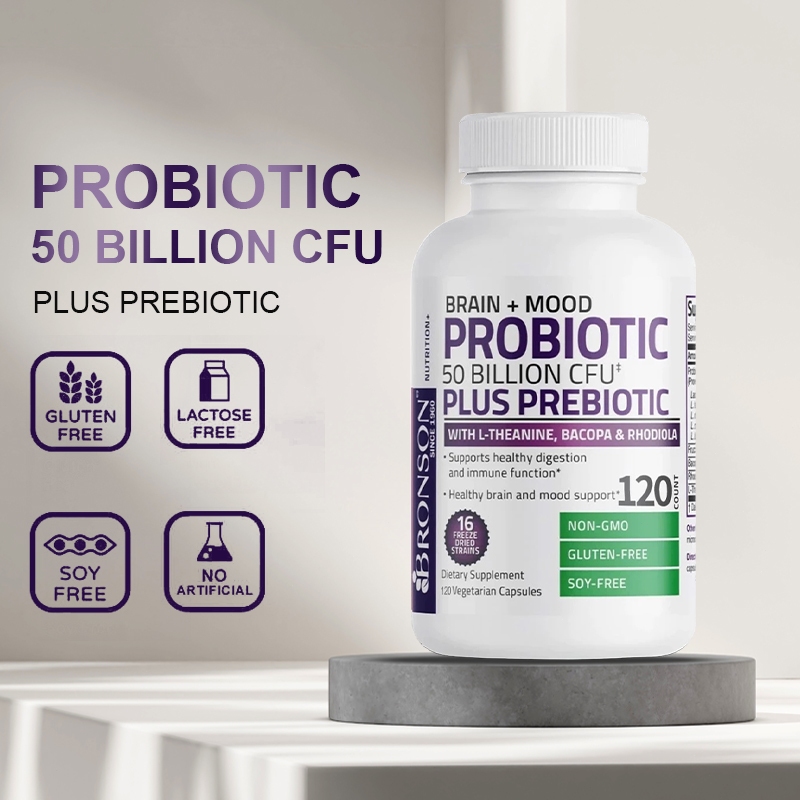 Jual Bronson Probiotic + Prebiotic 50 Billion CFU 120 Vegetarian ...