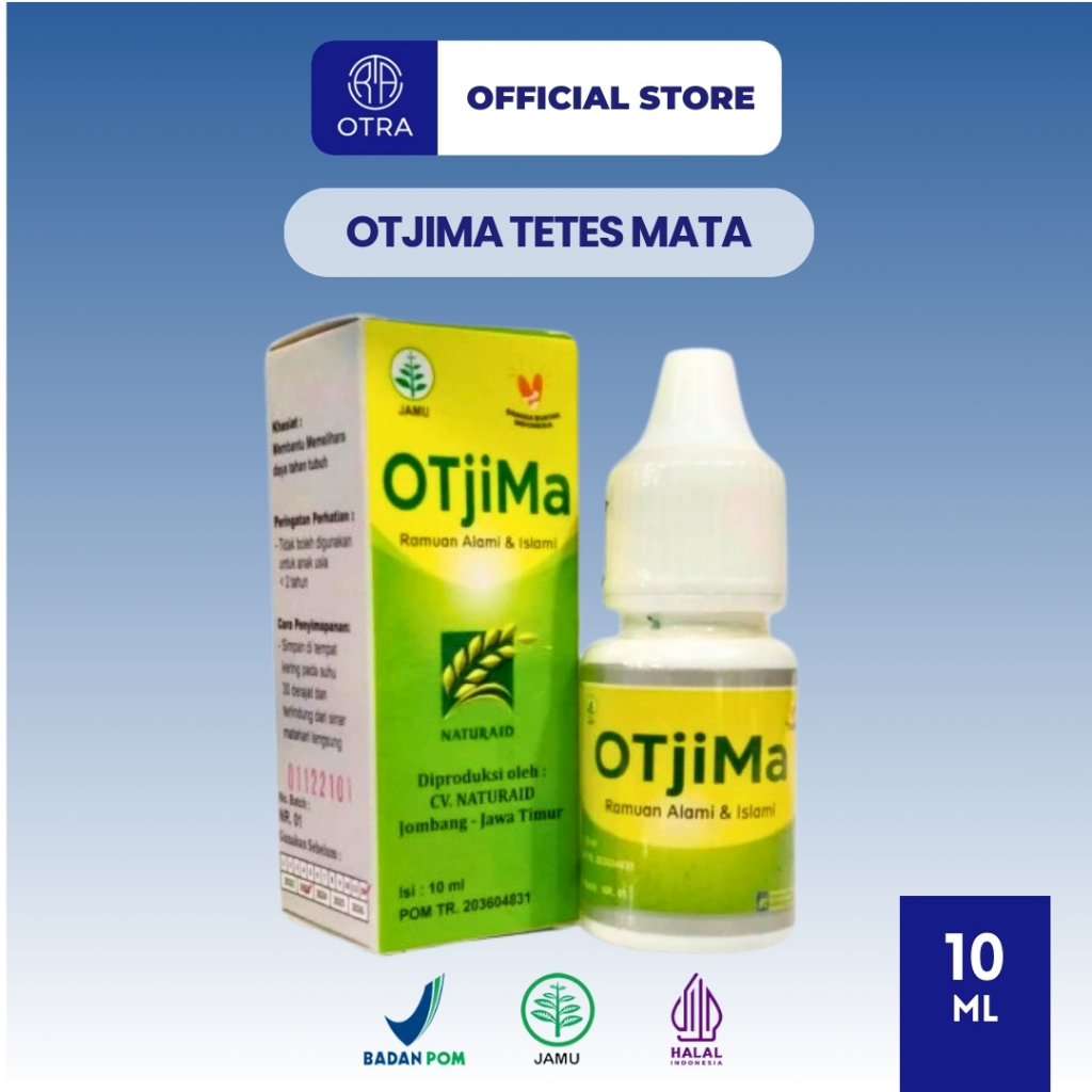 Jual OTJIMA Obat Tetes Kesehatan Mata BPOM Naturaid Otem Kemasan Baru ...