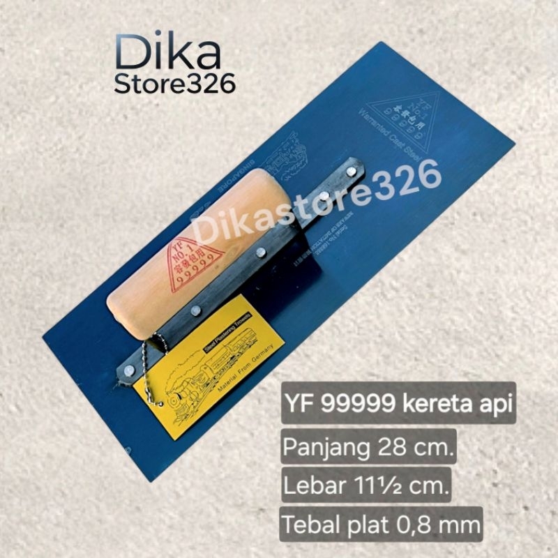 Jual Raskam Roskam 28 cm plat baja alat plaster tembok 99999 kereta api ...