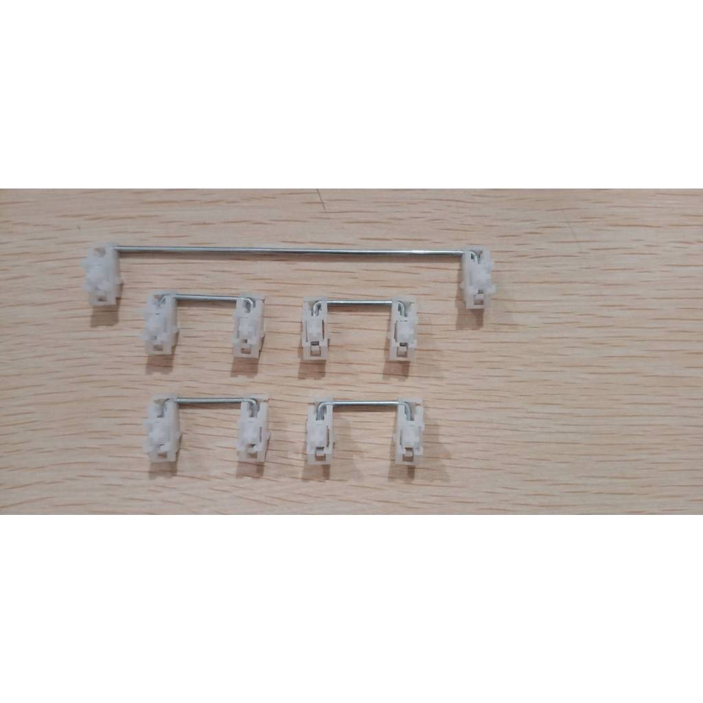 Jual Plate Mount Keyboard Stabilizer Sets TKL White | Shopee Indonesia