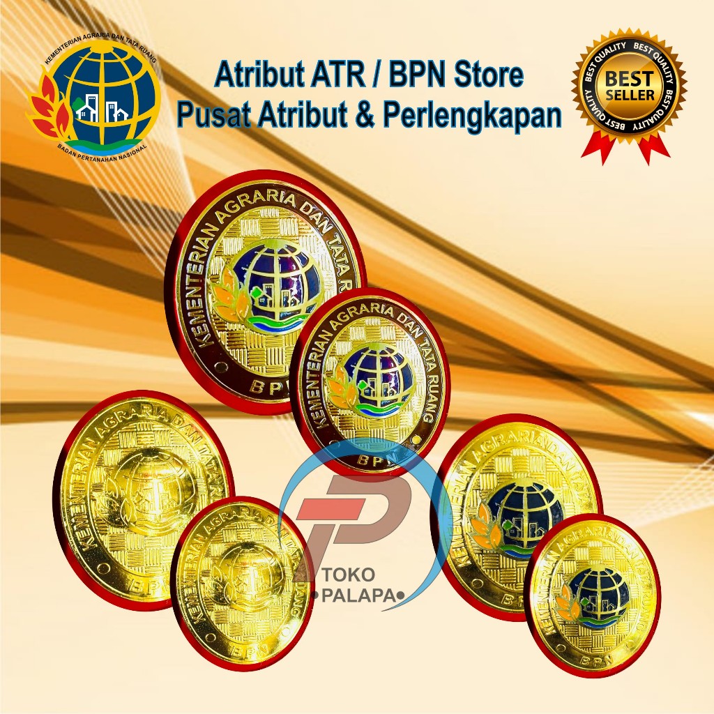Jual PIN KEMENTERIAN ATR/BPN OVAL | Shopee Indonesia