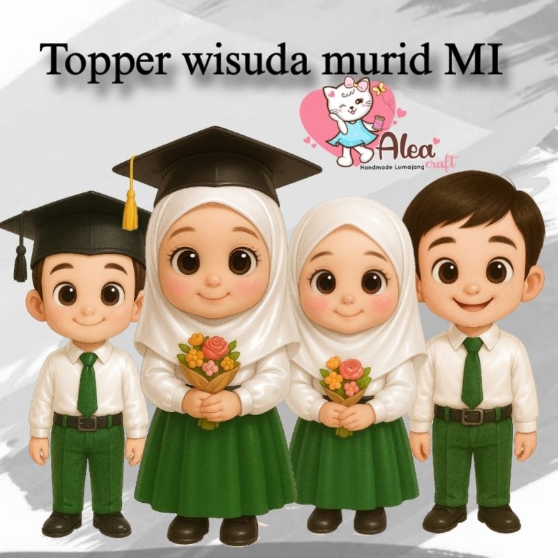 Jual Topper wisuda MI anak sekolah | Shopee Indonesia