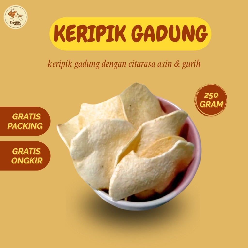 Jual KRIPIK GADUNG 250g | Shopee Indonesia