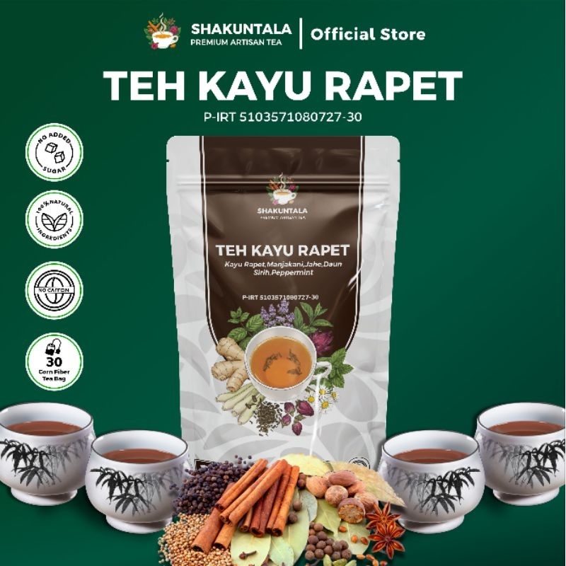 Jual Shakuntala Teh Kayu Rapet | Teh Herbal Untuk Kesehatan Vagina ...