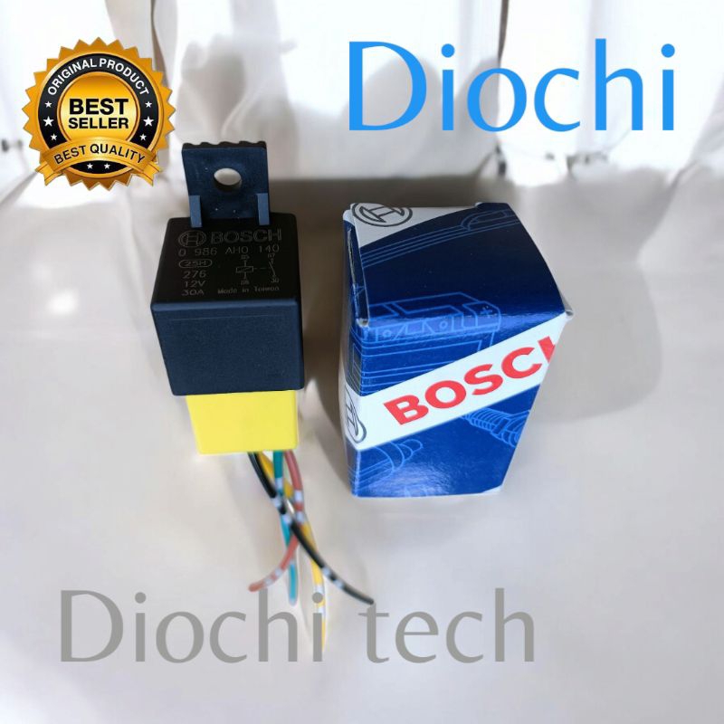Jual SOCKET SOKET RELAY + RELAY BOSCH KAKI 4 LAMPU KLAKSON KABEL 1.5MM ...