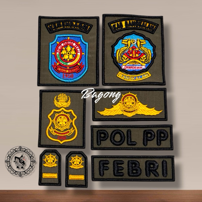 Jual LOGO ATRIBUT POLPP TIMBUL 3D BAHAN LUSTER(BISA COSTUM) | Shopee ...