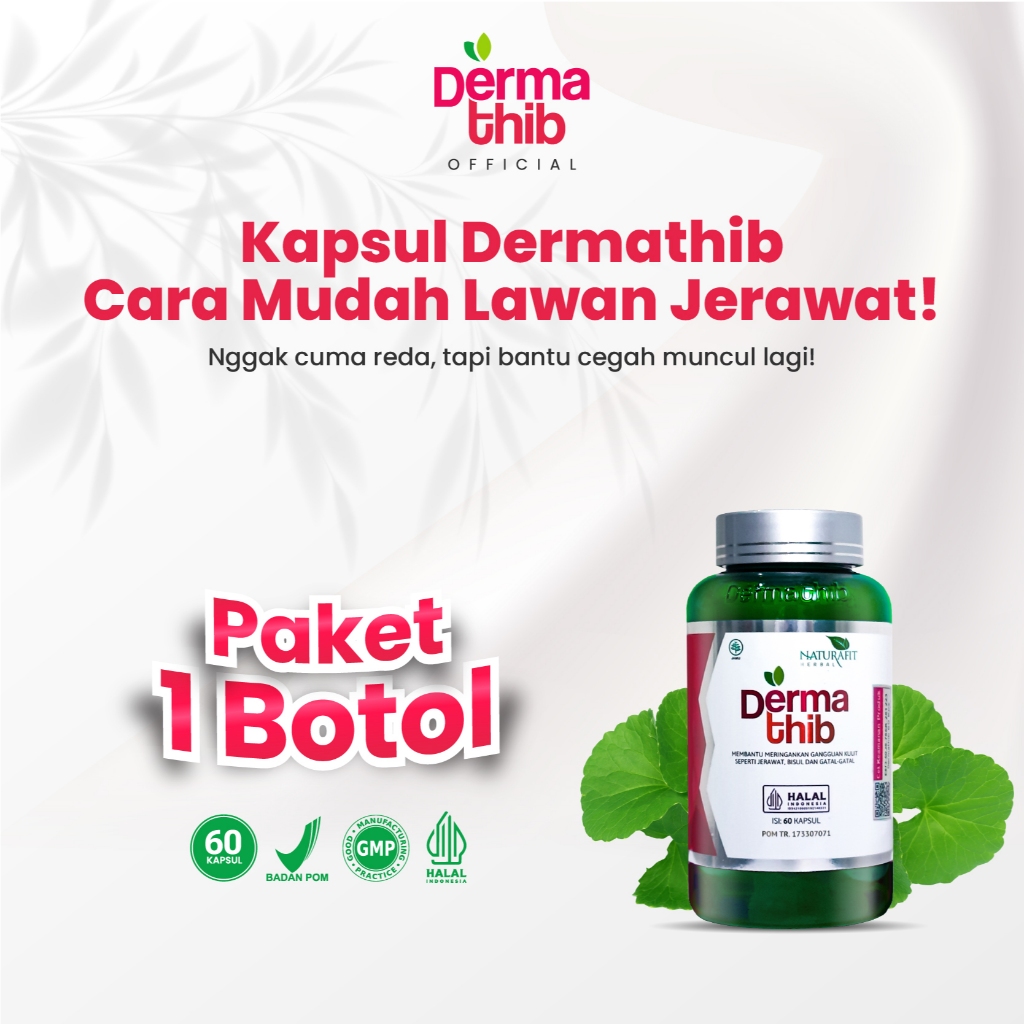 Jual Dermathib Kapsul Acne Treatment Herbal Premium Obat Atasi Jerawat ...