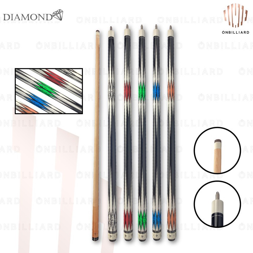 Jual KODE V74Q Stick Billiard Diamond Maple Cue Stik Play Biliar ...