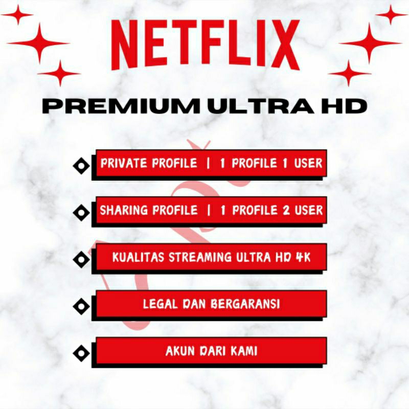 Jual NETFLIXX PREMIUM 1 BULAN FULL GARANSI KUALITAS ULTRA HD 4K | Shopee Indonesia