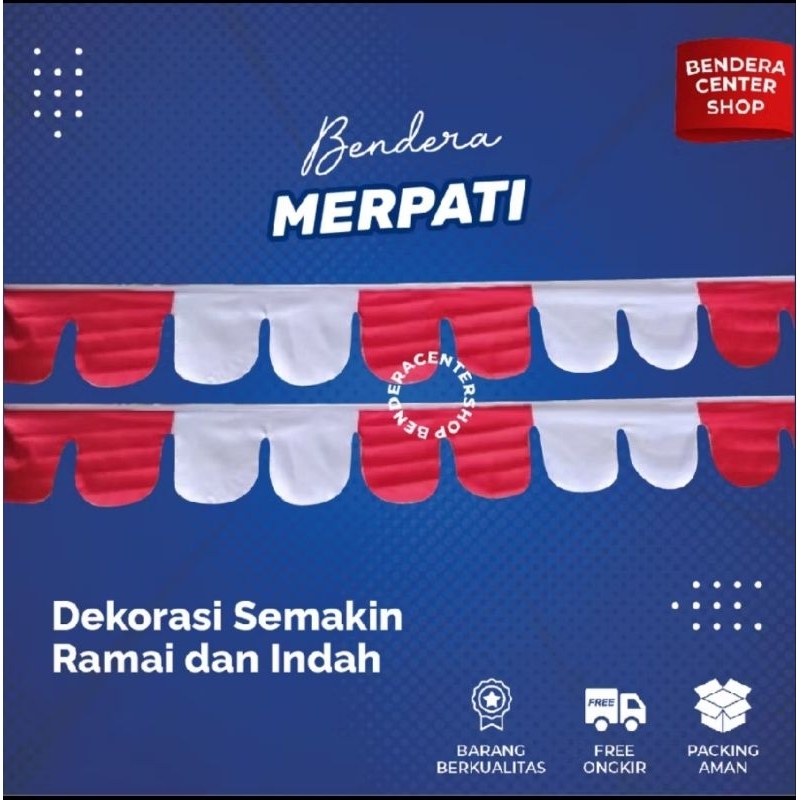 Jual Spanduk Bendera Renteng Merpati Hiasan Panggung Festival Karnaval ...