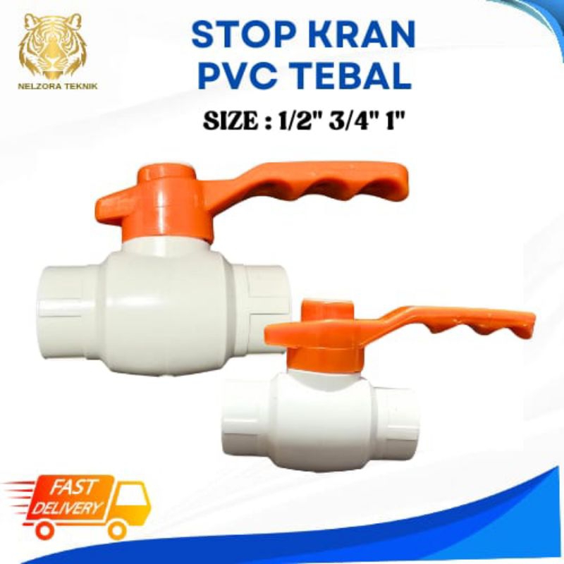 Jual STOP KRAN BALL VALVE PVC ENGKOL PLAT TEBAL 1/2" 3/4" 1" DINASTY | Shopee Indonesia
