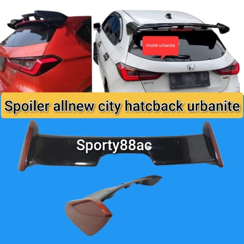 Jual spoiler honda city hatcback 2021 sampai 2025 urbanite | Shopee ...