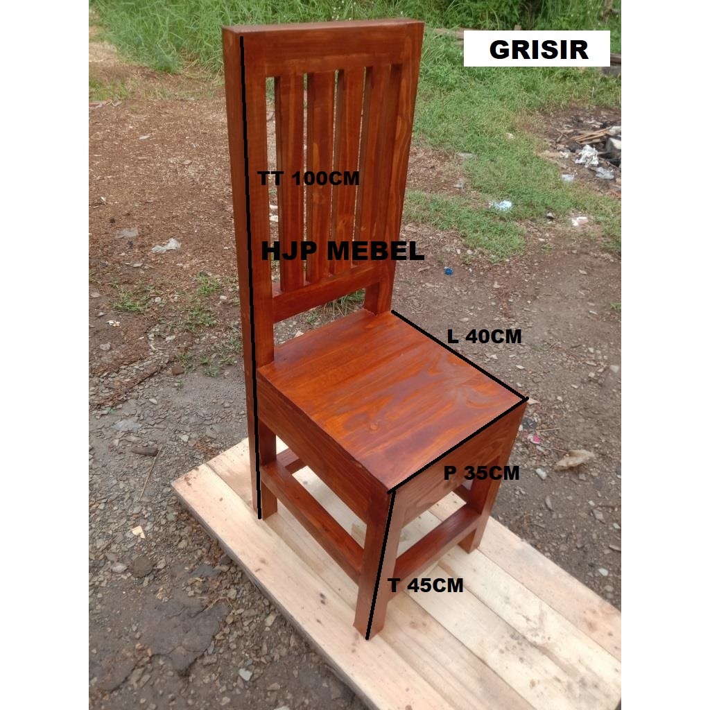 Jual Kursi kayu jati belanda Kursi senderan siap pakai kokoh dan tahan ...