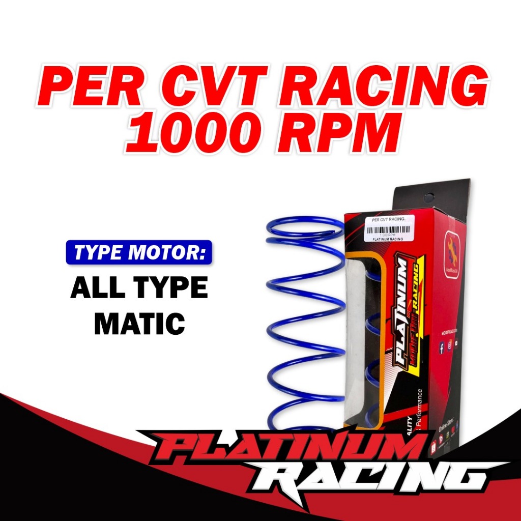 Jual PER CVT RACING 1000 RPM ALL TYPE MATIC NMAX / AEROX / LEXI / VARIO ...