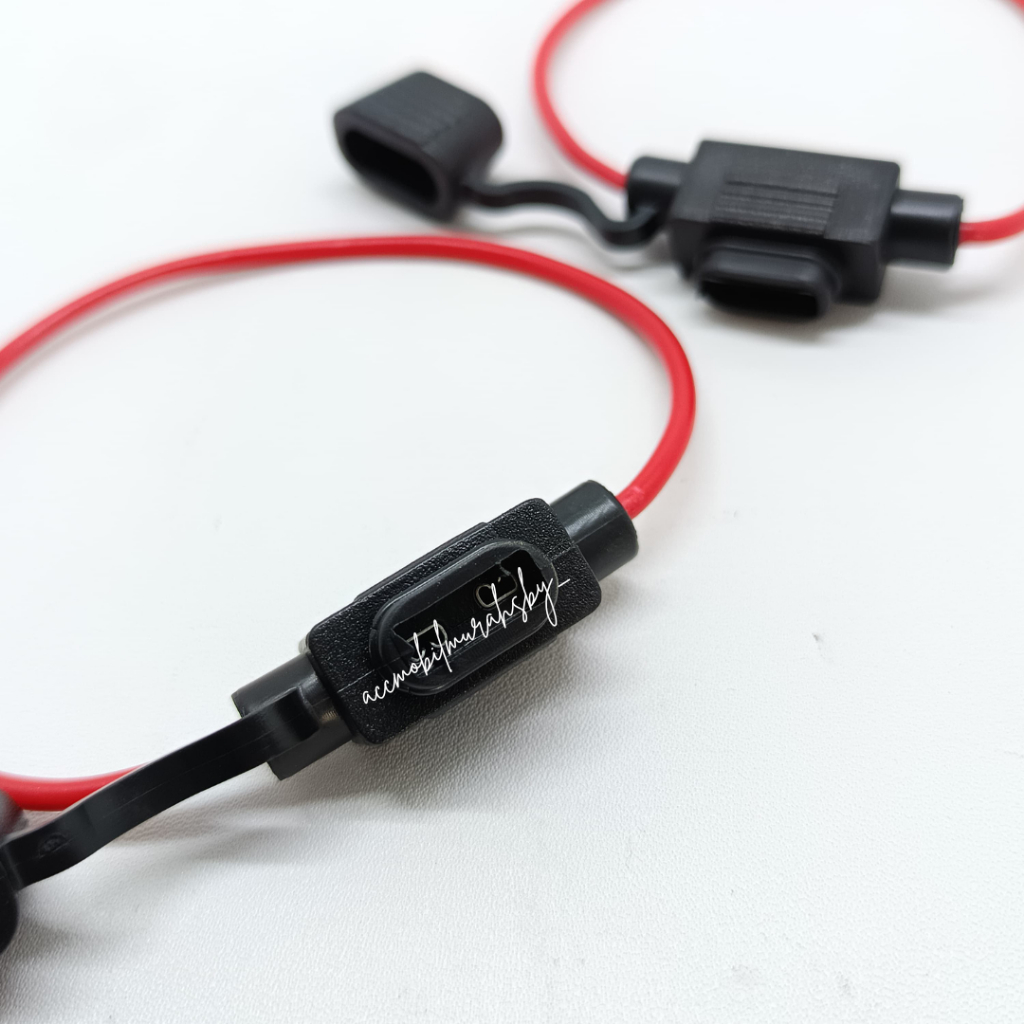 Jual Fuse Holder Blade Kabel Waterproof / Rumah Fuse Tancap Mini Anti ...