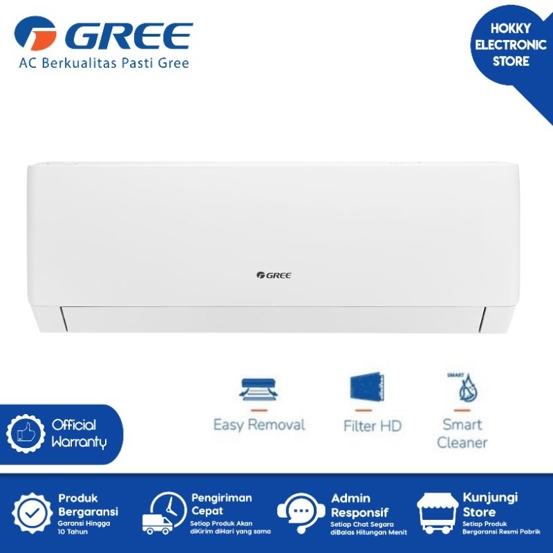 Jual GREE GWC-05MOO5S/A Ac Gree 1/2 Pk Standard Gold Fin 370 Watt 5.000 ...