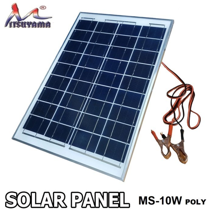 Jual Solar Panel Cell Papan Surya 10wp Poly Crystalline Mitsuyama ...