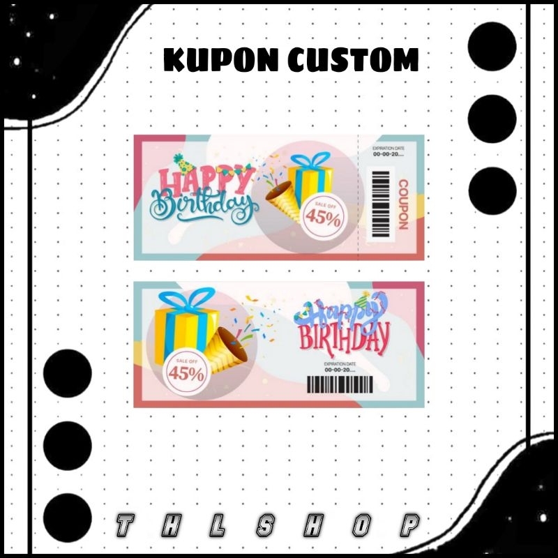 Jual KUPON CUSTOM REQUEST BIRTHDAY EVENT | Shopee Indonesia
