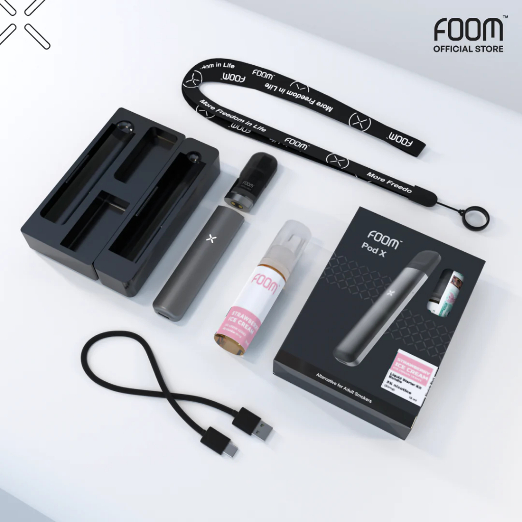 Jual Foom Pod X - Brilliant Gold Space Grey Hot Pink Wild Purple ...