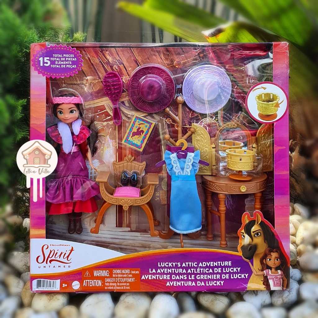 Jual DreamWorks Spirit Untamed Lucky Attic Adventure Playset | Shopee ...