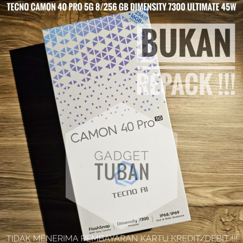 Jual Tecno Camon 40 Pro 5G 8/256 GB Dimensity 7300 Ultra 50MP OIS | Shopee Indonesia