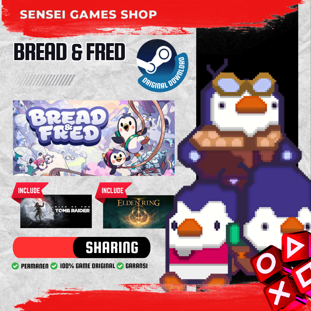 Jual [BONUS STEAM KEY] Bread & Fred (Sharing With Rise of the Tomb ...