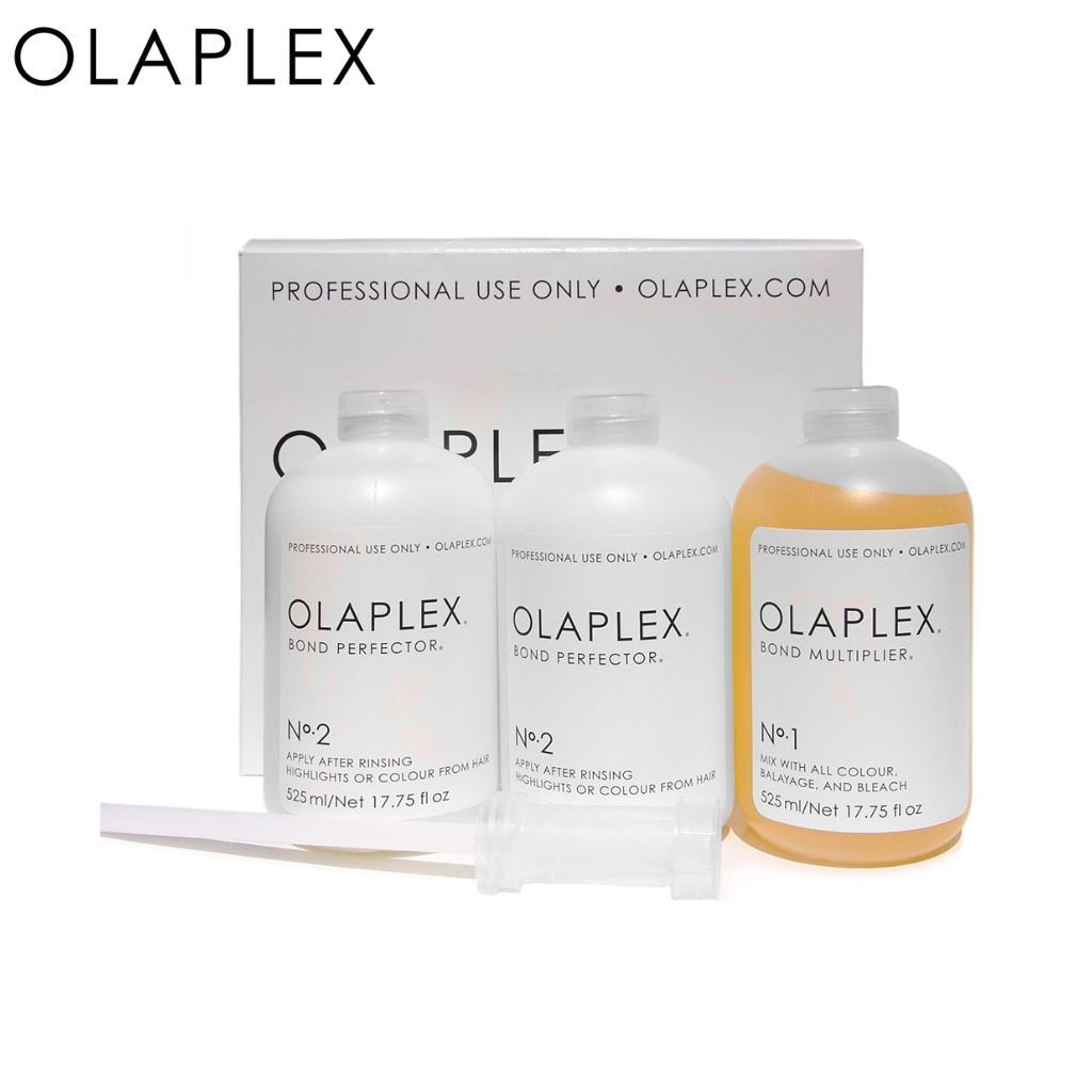 Jual [FULLSIZE] Olaplex Salon Intro Kit (No.1 525ml + (2pcs) No.2 525ml) | Shopee Indonesia