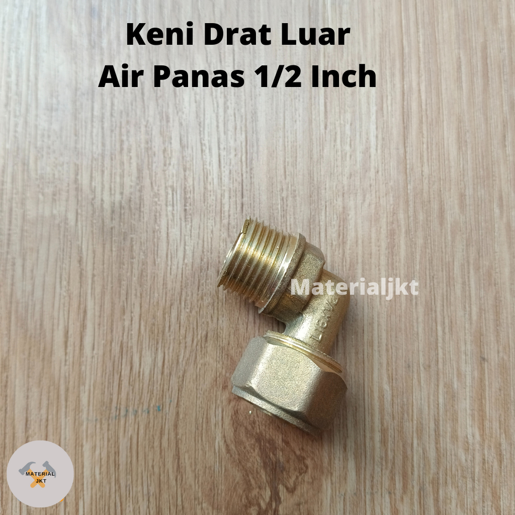Jual Knee Keni Drat Luar KDD Air Panas Wespex 1/2 Inch Polos In 16 mm elbow Sambung Sambungan ...