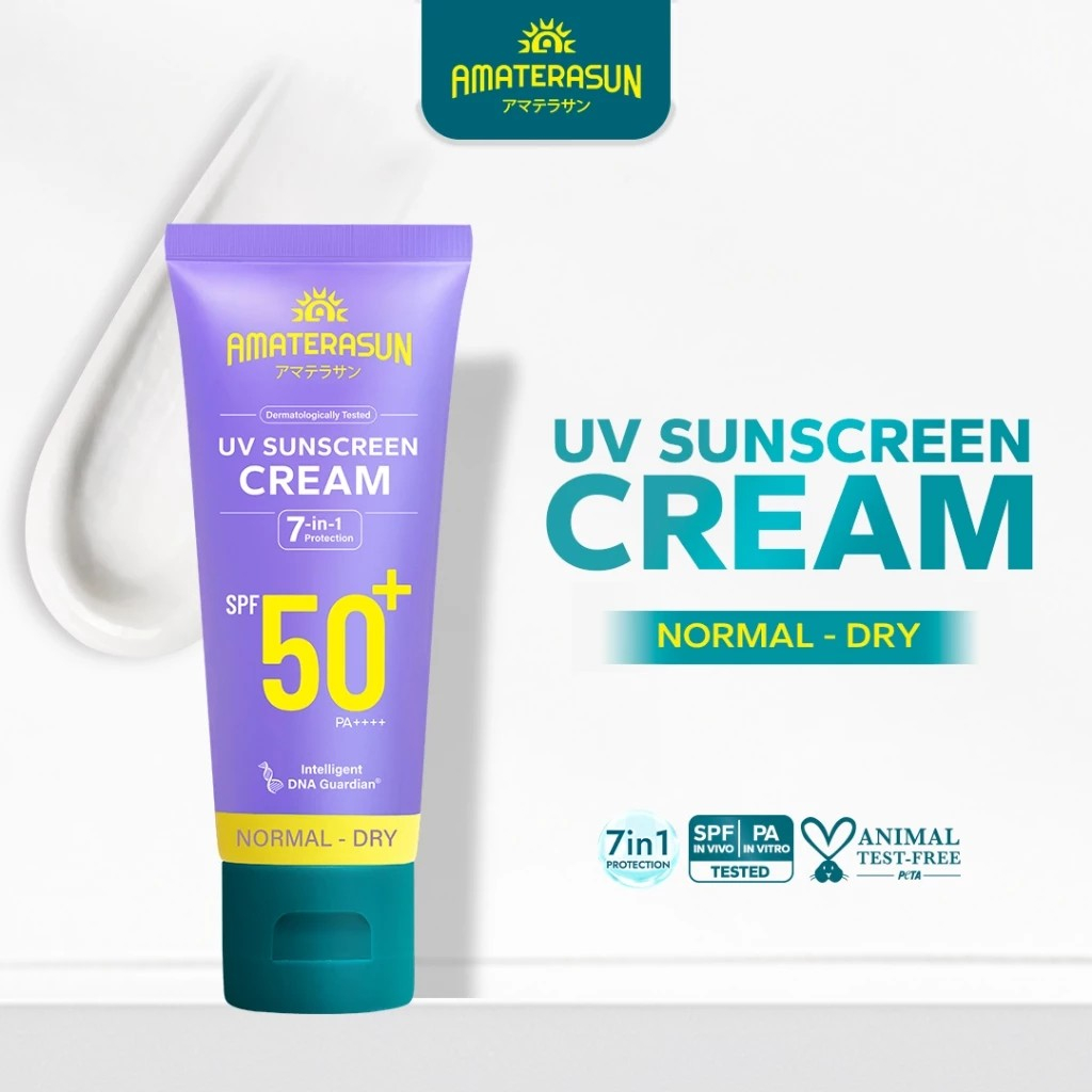 Jual AMATERASUN [REAL SPF Certified] UV Sunscreen Cream SPF 50+ PA++++ | Shopee Indonesia