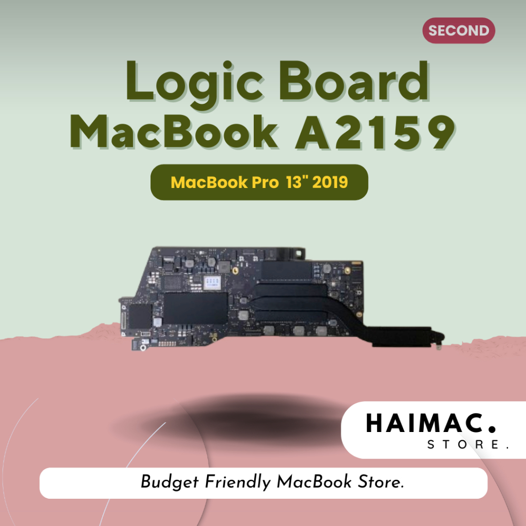 Jual Logic Board A2159 - Macbook Pro 13" 2019 RAM 8 GB 16 GB 128 256 GB ...
