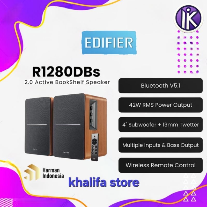 Jual EDIFIER R1280DBs 2.0 Active Bookshelf Speaker | Shopee Indonesia