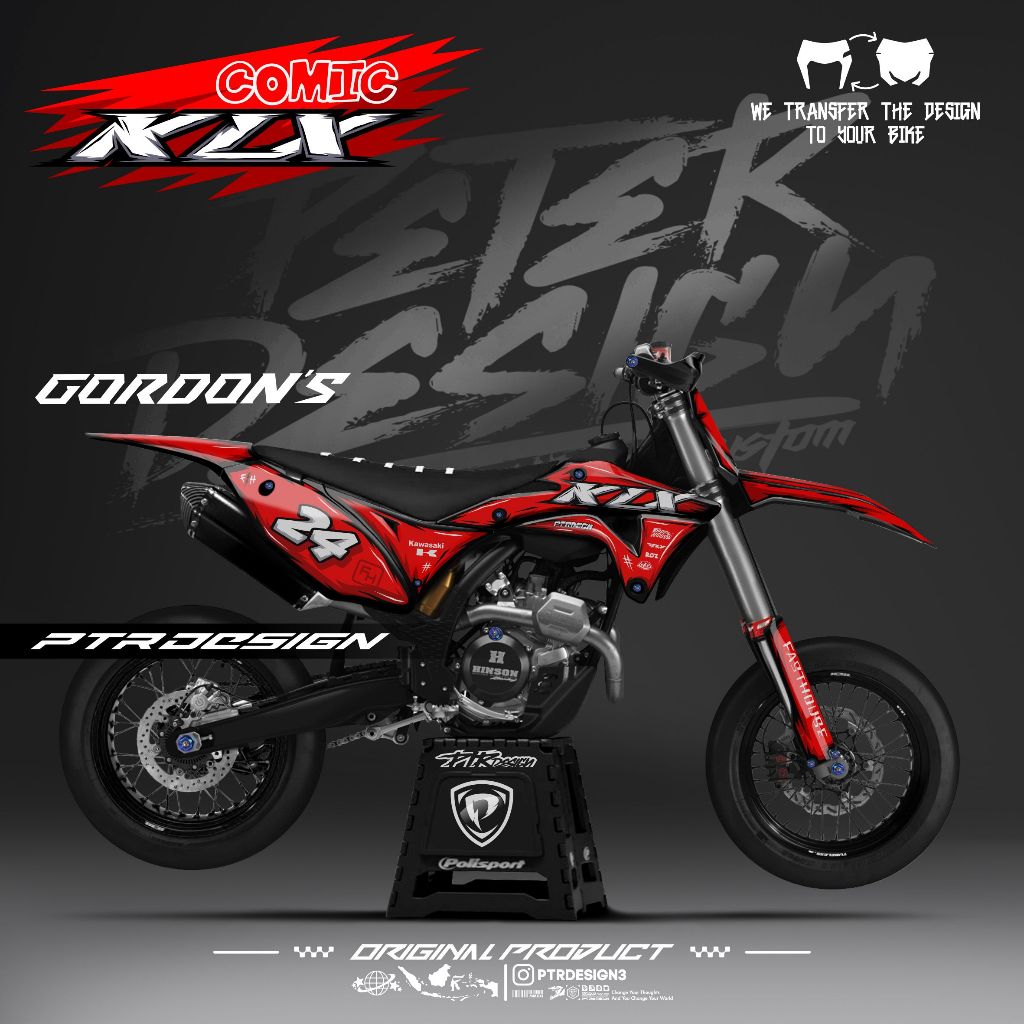 Jual DECAL STICKER GORDON COMIC DASAR HITAM ( ORIGINAL PRODUCT ...