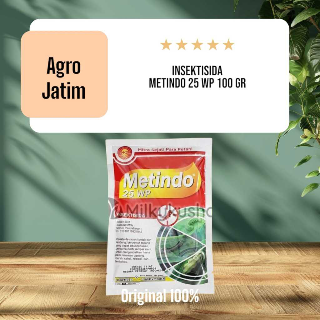 Jual Insektisida Metindo MERAH 25 WP - 100 Gram | Shopee Indonesia