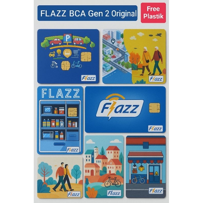 Jual Kartu Flazz BCA Gen 2 NFC RESMI BCA ASLI Original | Shopee Indonesia
