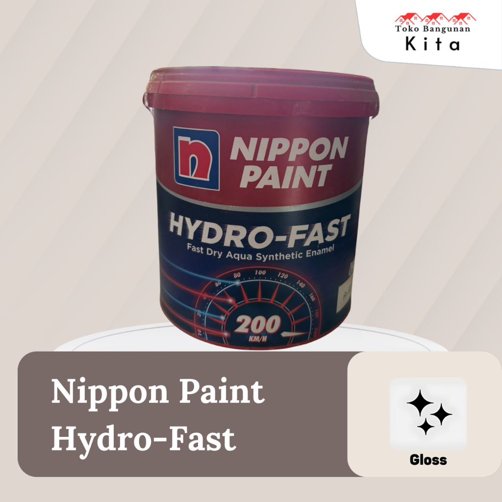 Jual Nippon Paint Hydro-Fast Cat Water-Based Galon 2,5 Liter | Shopee ...