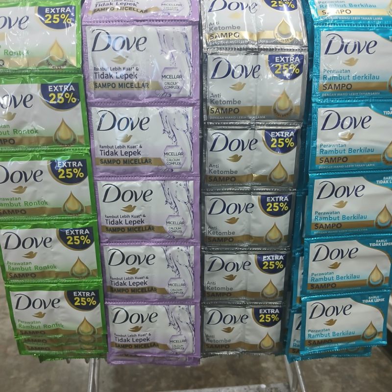 Jual Unilever Sampo Dove Sachet 1 Dus | 480 Sachet | Shopee Indonesia