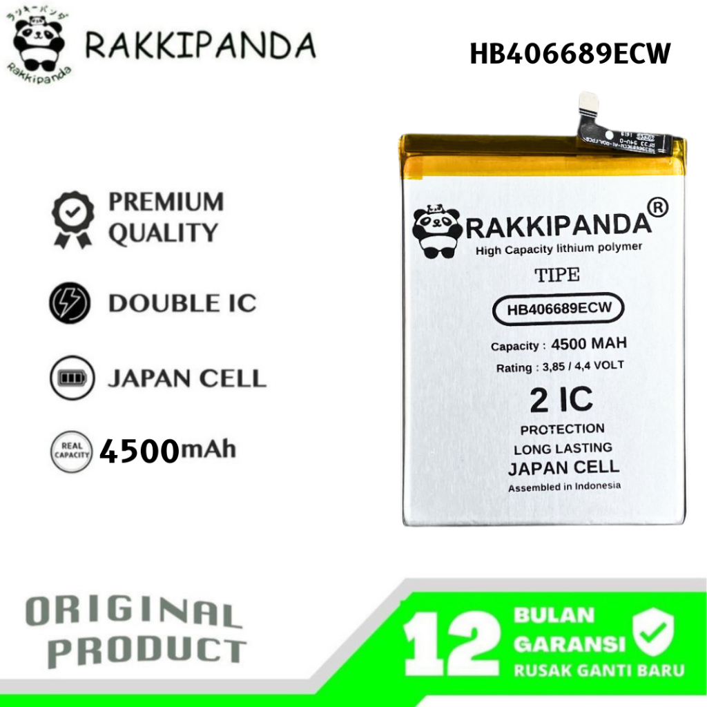 Jual RakkiPanda - HB406689ECW Y7 Prime / Y7 Pro 2019 / Y9 2019 Batre ...
