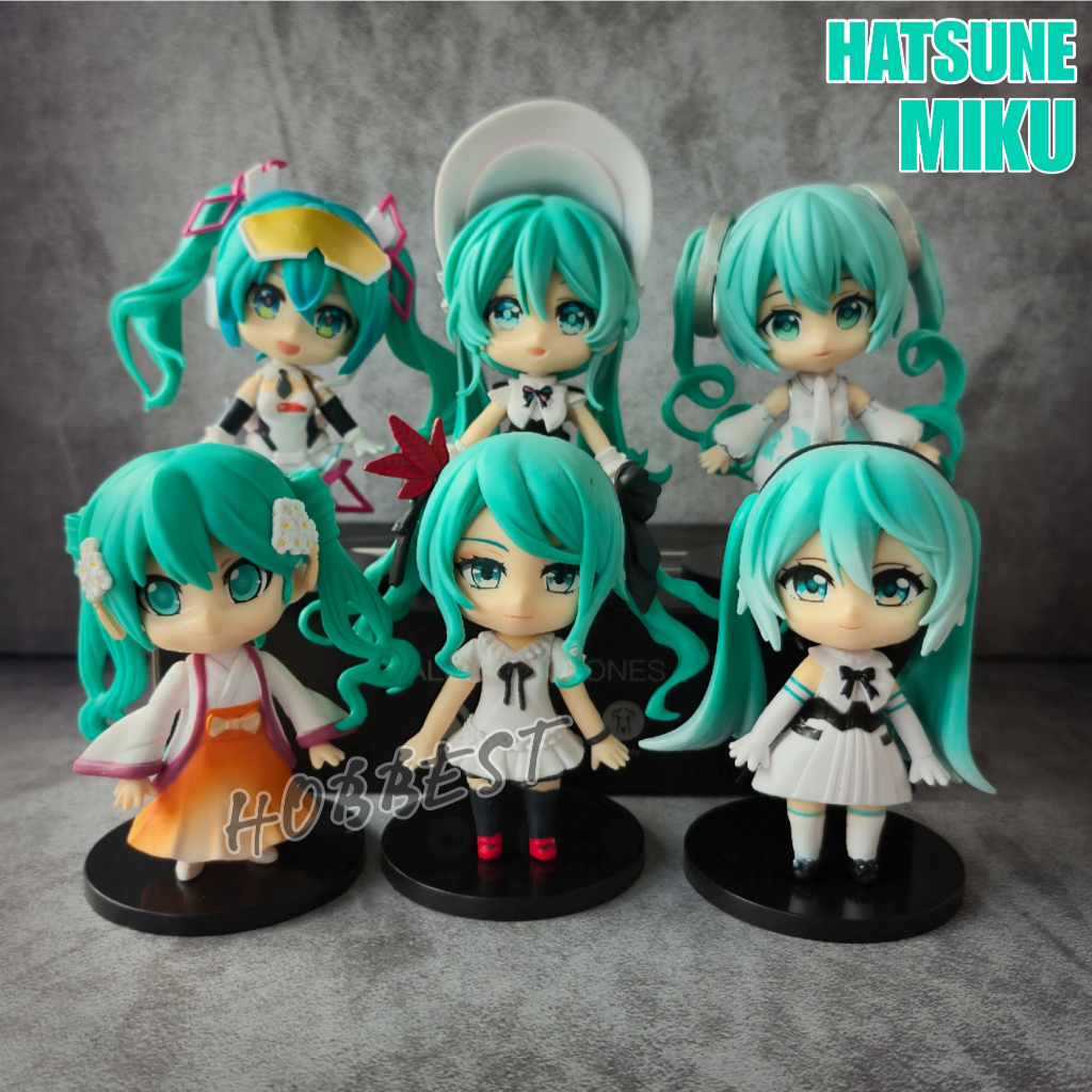 Jual Action Figure HATSUNE MIKU Q Ver. Miniatur Pajangan Mainan Topper ...
