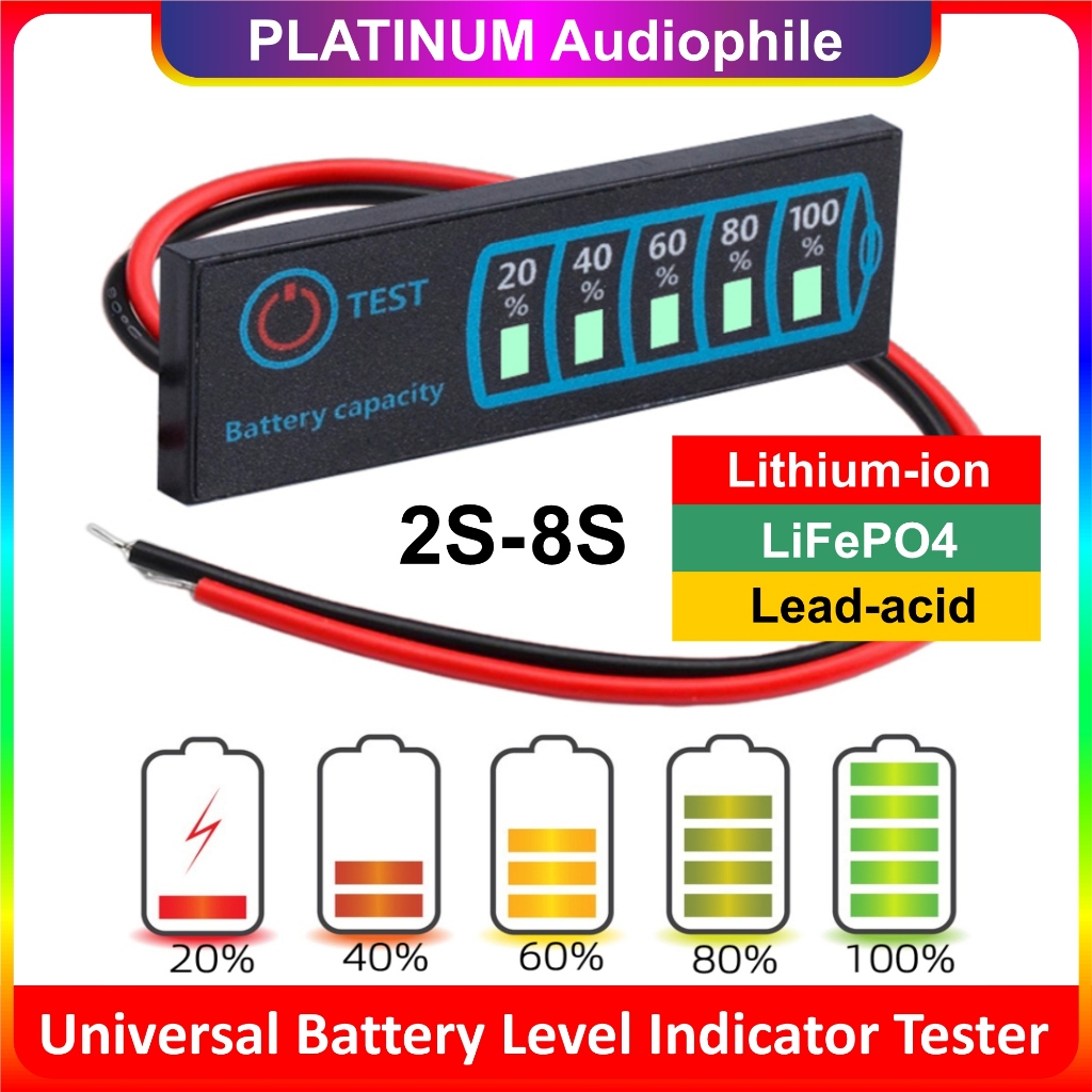 Jual Baterai Capacity Tester 2S-8S Lithium Li-ion Lifepo4 Kapasitas ...