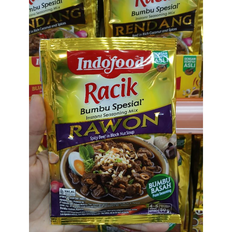 Jual Racik indofood rawon, kare, gulai dan soto ayam 45g | Shopee Indonesia