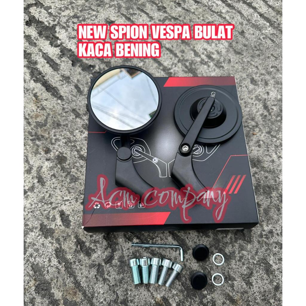 Jual Spion VESPA Bulat CNC kaca cembung Model RCB Universal Motor ...