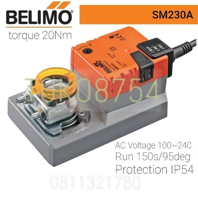 Jual BELIMO SM230A Actuator, AC 100...240V, 20Nm | Shopee Indonesia