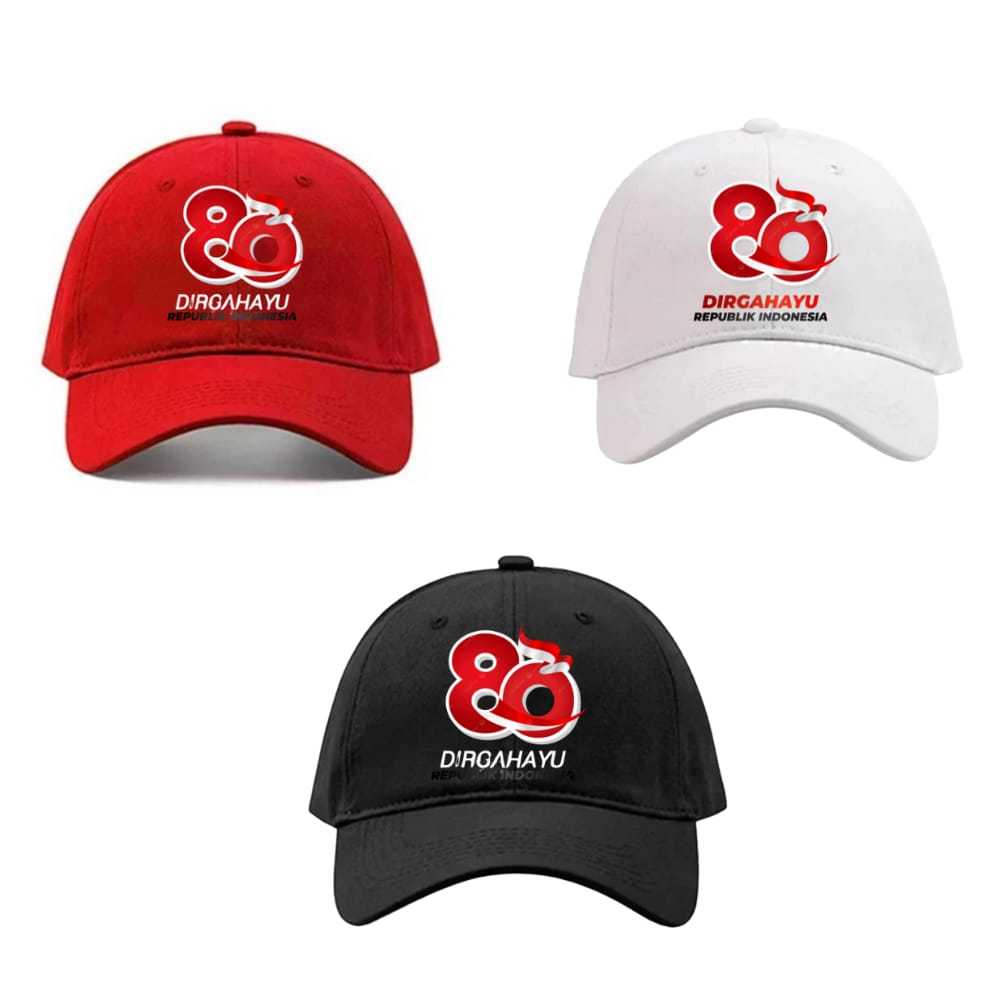 Jual Topi HUT RI 80 / Topi Baseball Anak dan Dewasa Indonesia | Shopee ...