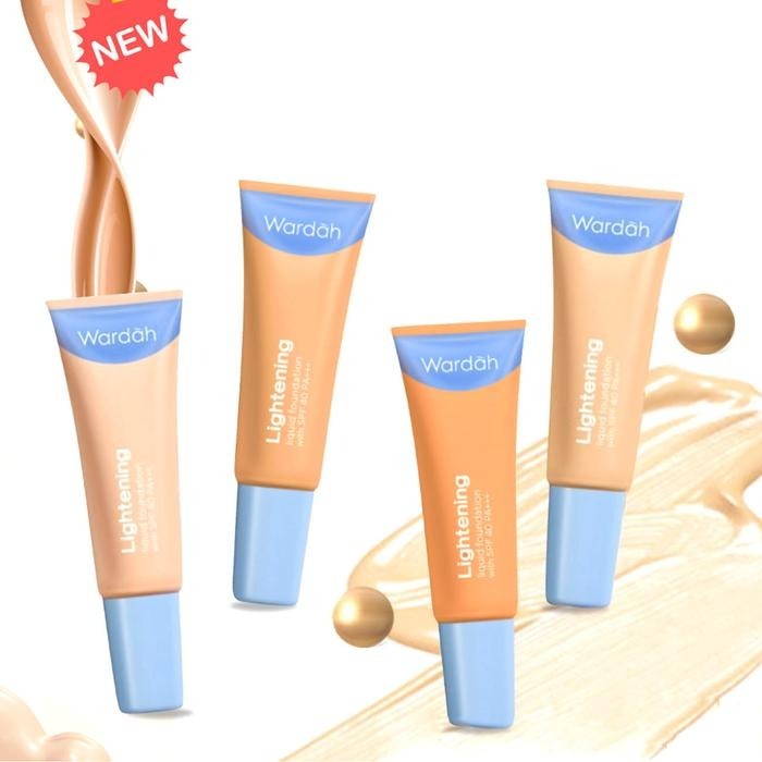 Jual WARDAH Lightening Liquid Foundation 6ml Sachet | Foundation Cair ...