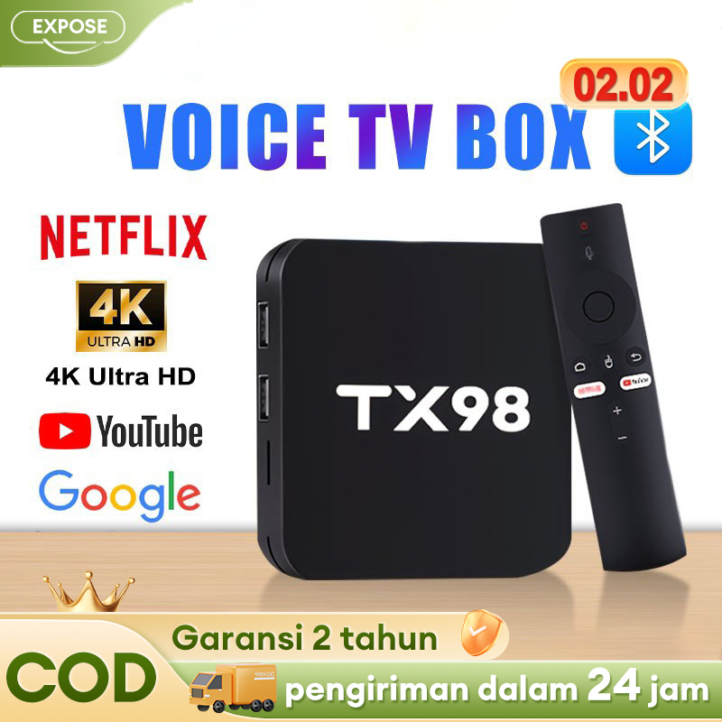 Jual Android TV Box 4K Bluetooth Android 13.0 Ram 16GB ROM 256GB STB ...
