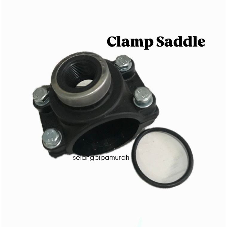 Jual KLEM SADEL 90 MM X 1/2 INCH ATAU CLAMP SADDLE 90 MM X 1/2 INCH ...